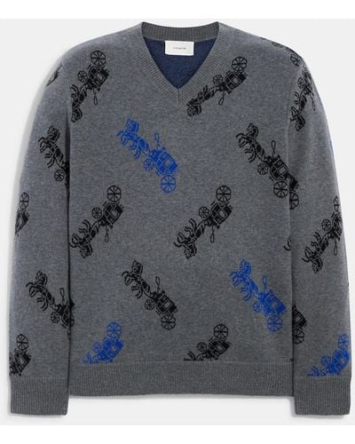 Coach Outlet Crew neck sweaters for Men | Online Sale up to 60% off | Lyst