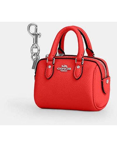 Red COACH Satchel bags and purses for Women | Lyst