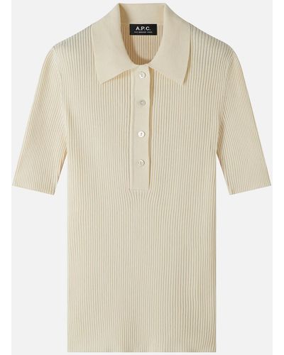 Natural A.P.C. Tops for Women | Lyst