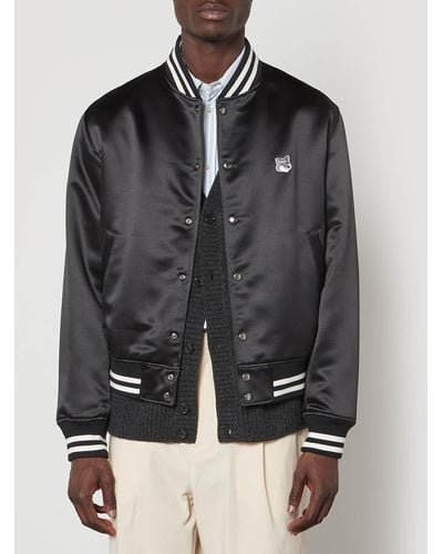 Black Maison Kitsuné Jackets for Men | Lyst