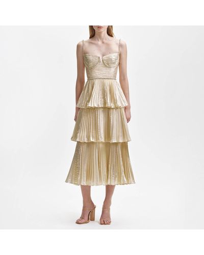 Chiffon Tiered Dresses for Women - Up to 82% off | Lyst