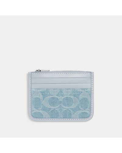 Blue COACH Wallets and cardholders for Women | Lyst