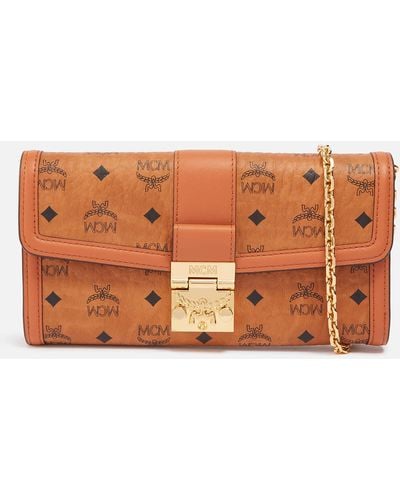 Natural MCM Wallets and cardholders for Women | Lyst