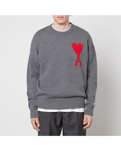 Gray Ami Paris Sweaters and knitwear for Men | Lyst