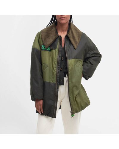 Green BARBOUR X GANNI Jackets for Women | Lyst