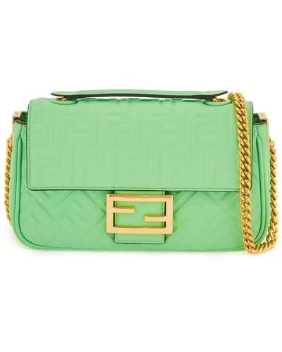 Green Fendi Shoulder bags for Women | Lyst
