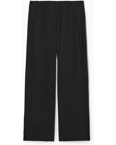 Black COS Pants for Women | Lyst