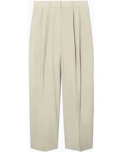 White COS Pants, Slacks and Chinos for Women | Lyst