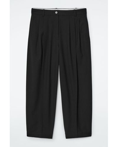 Black COS Pants for Women | Lyst