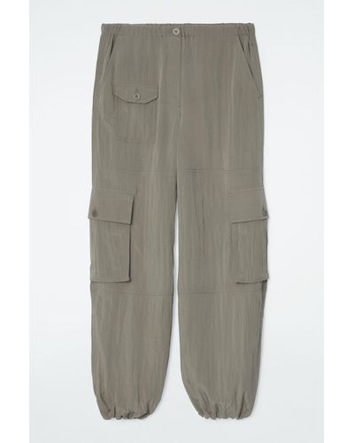 Gray COS Pants for Women | Lyst
