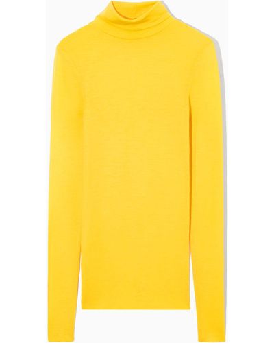 Yellow Turtlenecks for Women | Lyst