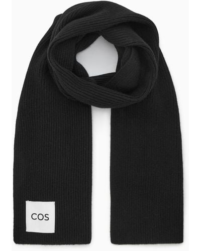 Black COS Scarves and mufflers for Women | Lyst