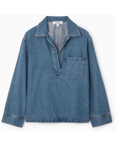 Cos Denim Tops for Women - Up to 10% off | Lyst
