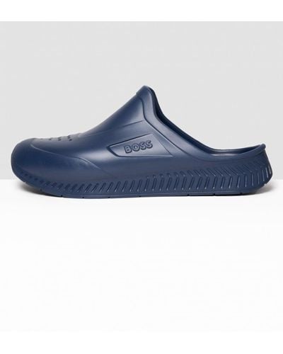Blue BOSS Sandals and Slides for Men | Lyst