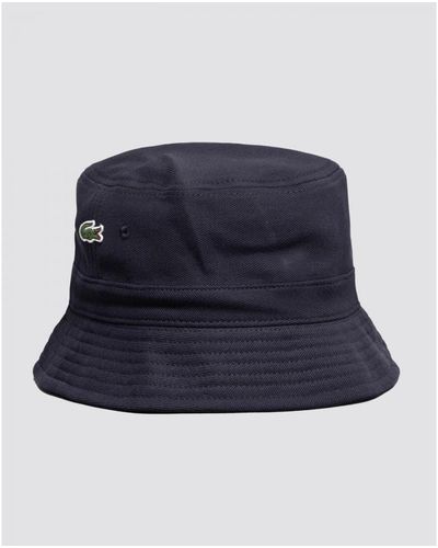 Blue Lacoste Hats for Men | Lyst