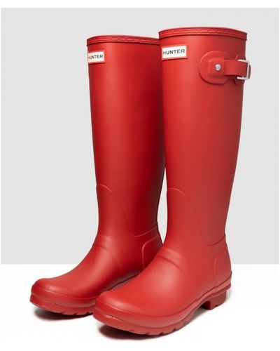 Red HUNTER Boots for Women | Lyst