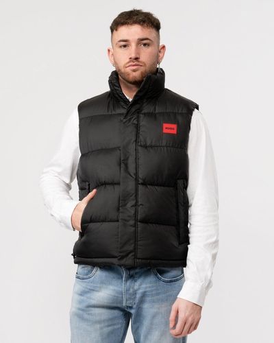 Black HUGO Jackets for Men | Lyst