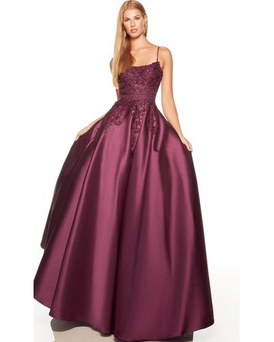 Purple Satin Prom Dresses for Women - Up to 71% off | Lyst