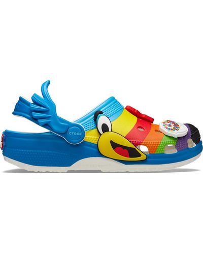 Blue Crocs™ Flats for Women | Lyst