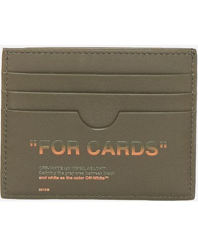Green Off-White c/o Virgil Abloh Wallets and cardholders for Men | Lyst
