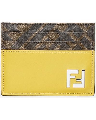 Yellow Fendi Wallets and cardholders for Men | Lyst