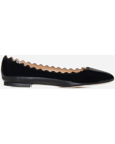 Chloé Leather Ballet Flats for Women - Up to 50% off | Lyst