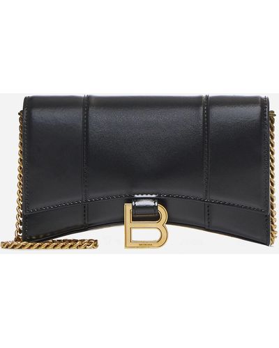 Balenciaga Hourglass Wallet Chain Wallets for Women - Up to 45% off | Lyst