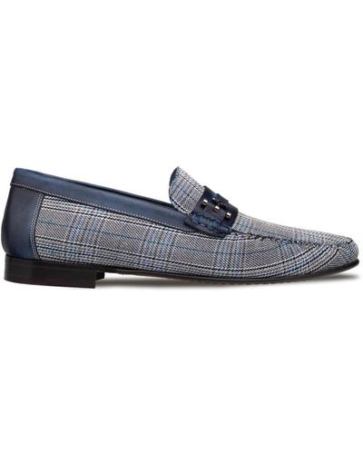 Blue Mezlan Slip-on shoes for Men | Lyst