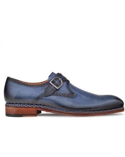 Blue Mezlan Slip-on shoes for Men | Lyst