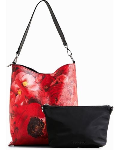 Red Desigual Shoulder bags for Women | Lyst