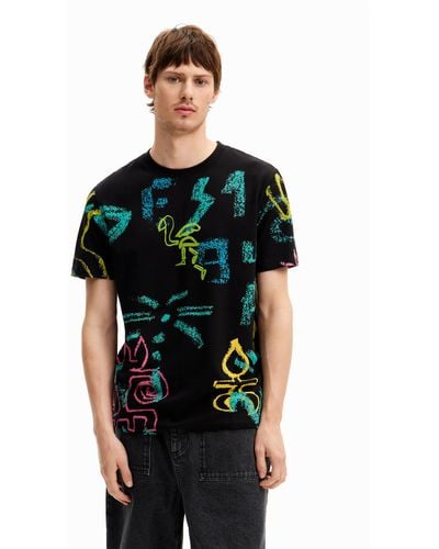 Black Desigual Clothing for Men | Lyst