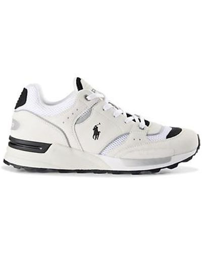 White Polo Ralph Lauren Sneakers for Men | Lyst