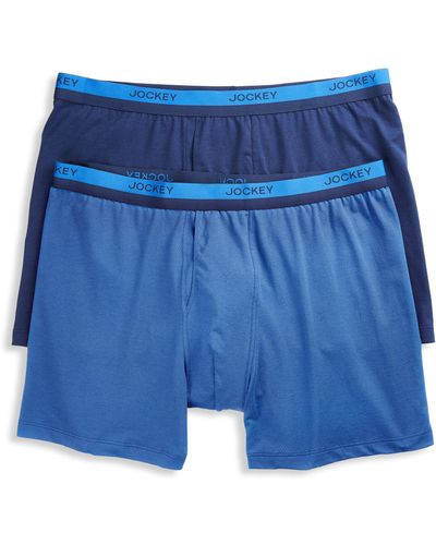 Blue Jockey Underwear For Men Lyst