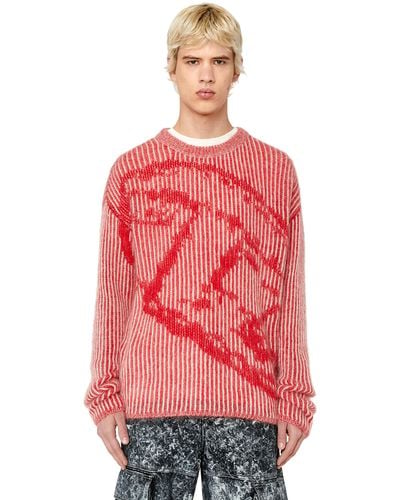Pink DIESEL Knitwear for Men | Lyst
