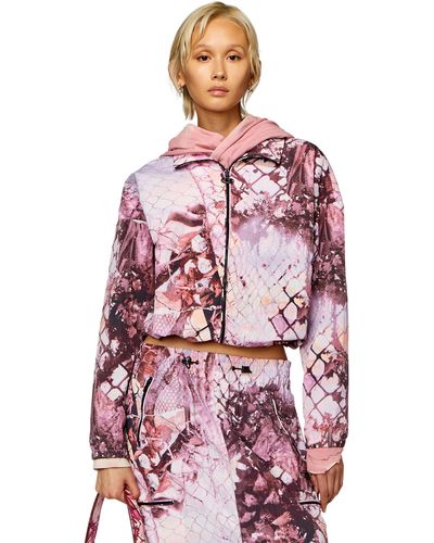 Red DIESEL Jackets for Women | Lyst