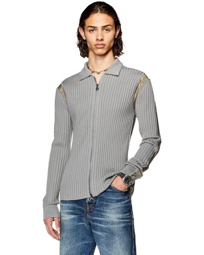Gray DIESEL Sweaters and knitwear for Men | Lyst