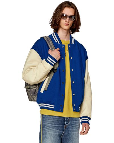 Blue DIESEL Jackets for Men | Lyst