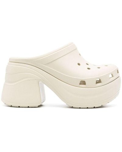 Natural Crocs™ Heels for Women | Lyst