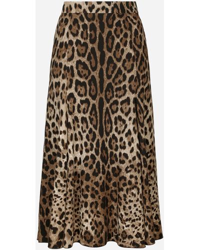 Brown Dolce And Gabbana Skirts For Women Lyst