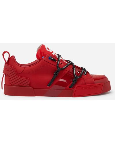 Red Dolce & Gabbana Shoes for Men | Lyst
