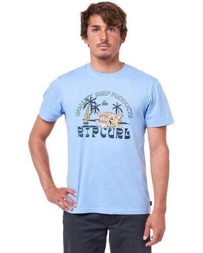 Blue Rip Curl T-shirts for Men | Lyst