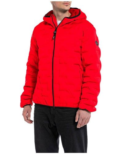 Red Replay Jackets for Men | Lyst