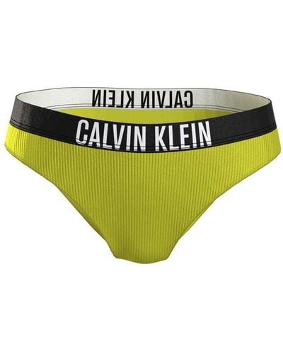 Yellow Calvin Klein Beachwear and swimwear outfits for Women | Lyst