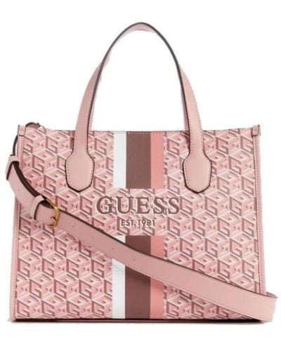 Pink Guess Bags for Women | Lyst