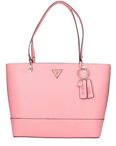 Pink Guess Tote bags for Women | Lyst