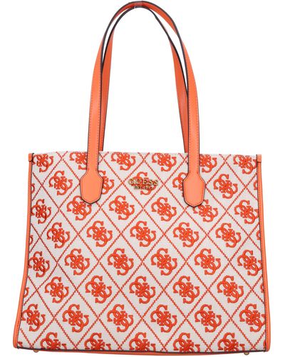 Red Guess Tote bags for Women | Lyst