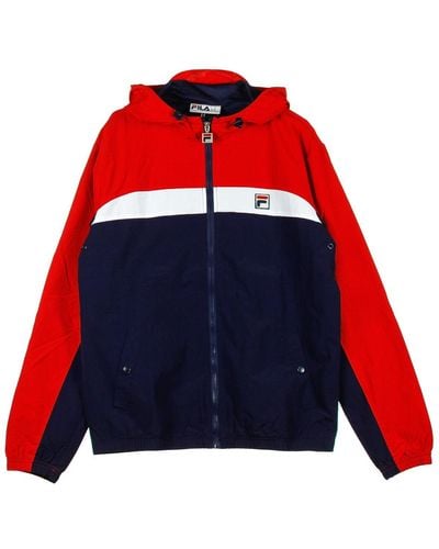 Red Fila Jackets for Men | Lyst