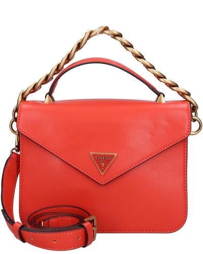 Red Guess Shoulder bags for Women | Lyst
