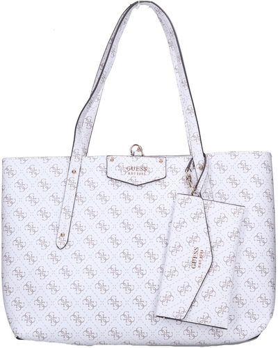 White Guess Tote bags for Women | Lyst