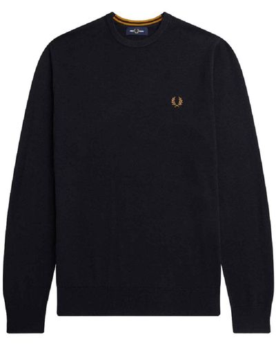 Blue Fred Perry Knitwear for Men | Lyst